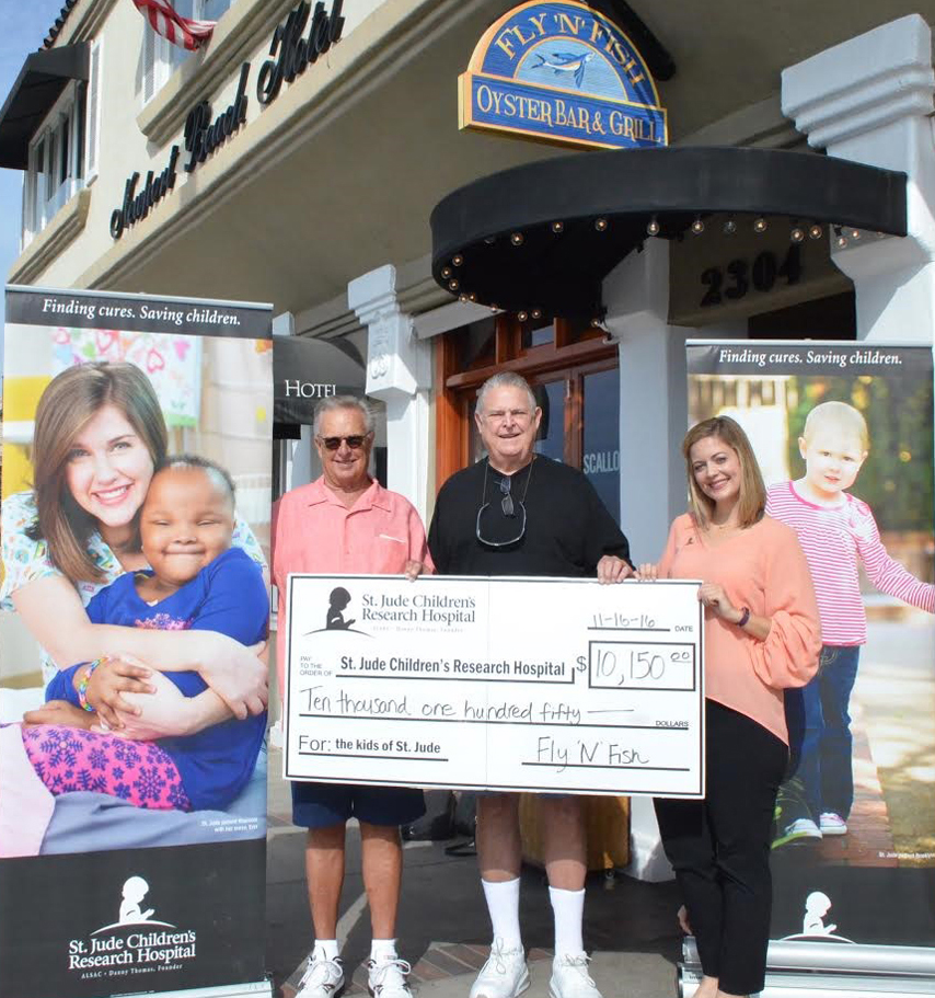 Charity Spotlight: Fly-n-Fish Oyster Bar Raises $10K for St. Jude ...