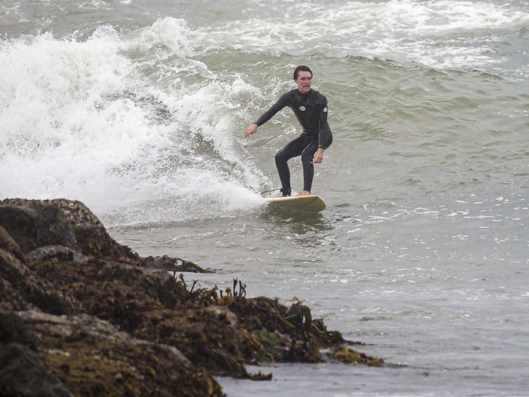 Surfing the Jetty - Newport Beach News