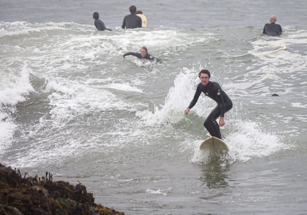Surfing the Jetty - Newport Beach News