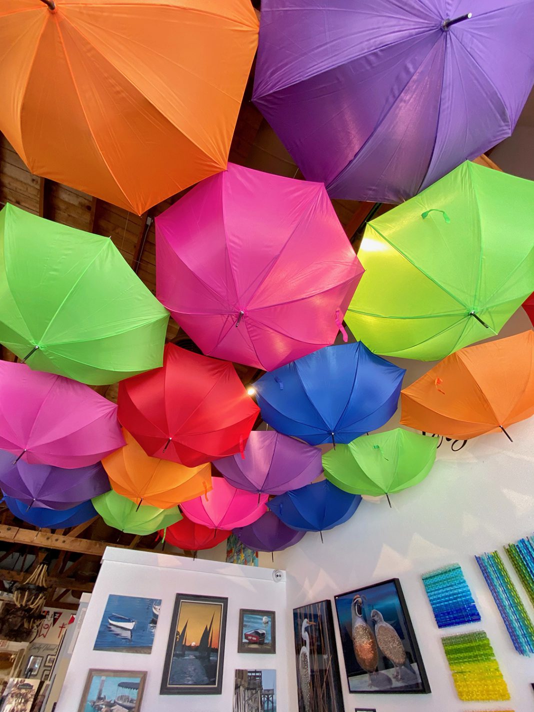 Local Artists Under Colorful Umbrellas at Balboa Island Museum ...