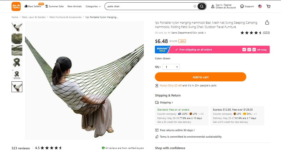 Temu Is the New Destination for Aesthetic & Affordable Patio Decor ...