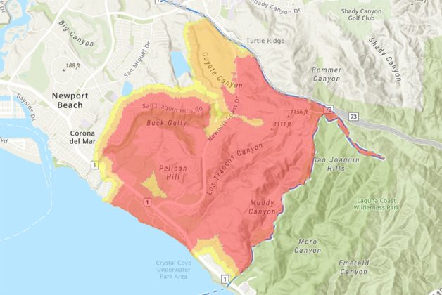 Newport Beach Releases Updated State Fire Hazard Maps - Newport Beach News