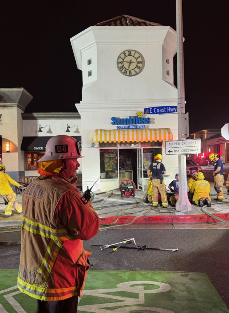 Newport Beach Fire Department Extinguishes Structure Fire in Corona del ...